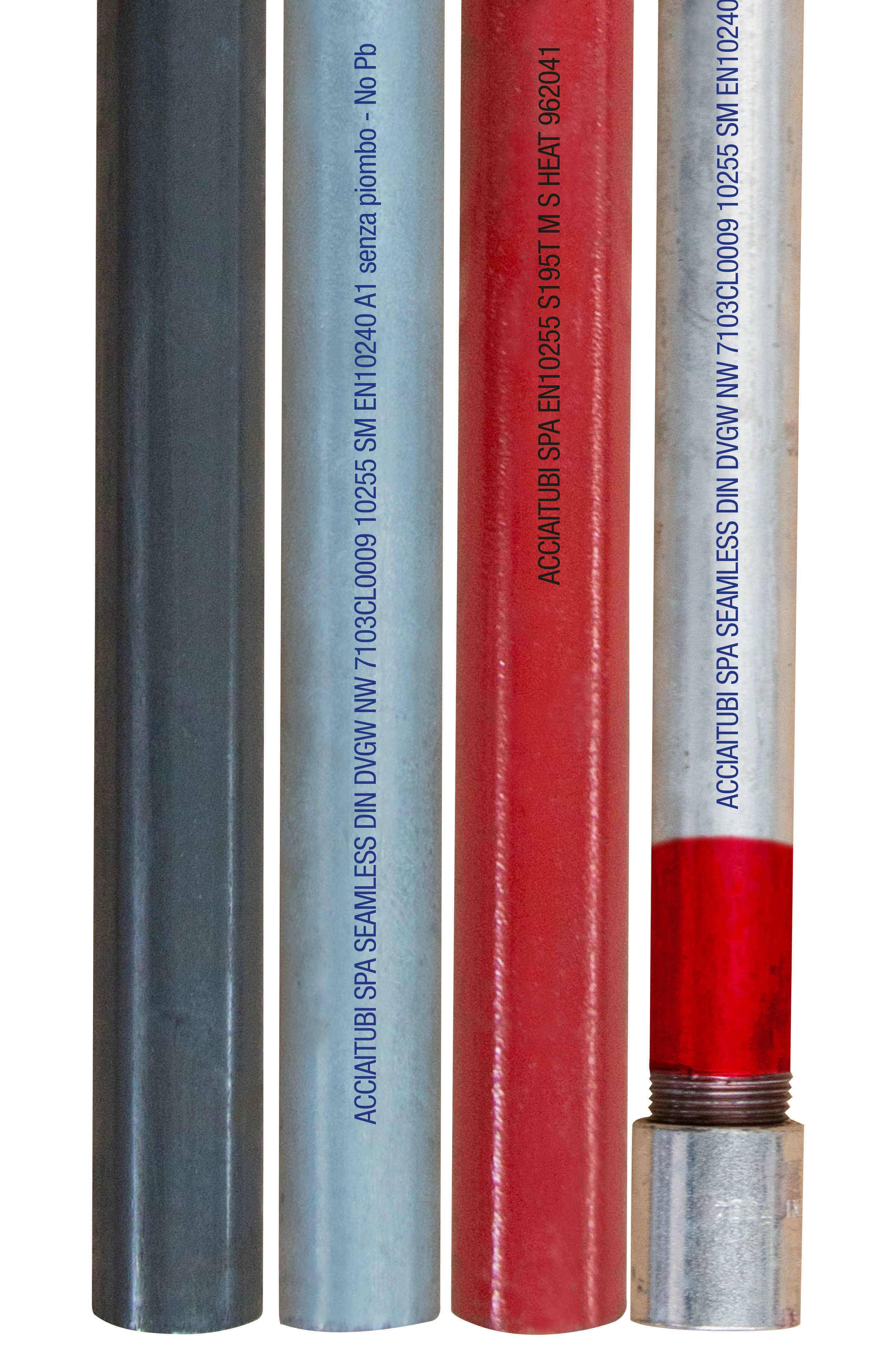 Tubi acciaio gas e acqua senza saldatura | Prodotti Acciaitubi